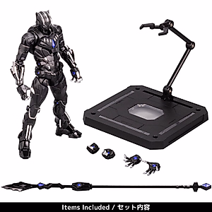 千値練(Sentinel) Fighting Armor Black Panther Non-Scale ABS & Diecast Painted Complete Action Figure