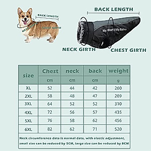 Estefanlo Dog Coat,Warm Dog Jacket Winter Coat Paded Dog Vest Reflective Dog Cold Weather Coats with Harness Built in Waterproof Dog Snow Jacket with Zipper Dog Clothes (XL) Black
