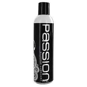 Passion Premium Silicone Lubricant, 2 Fl Oz - Long-Lasting, Non-Sticky Formula, Made in USA, Smooth Application for Comfort