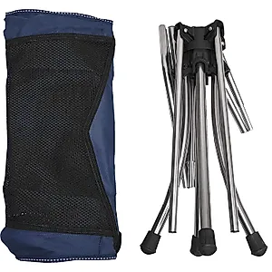 Lightspeed Outdoors Tall Swivel Camp Chair, Outdoor Seating, Blue