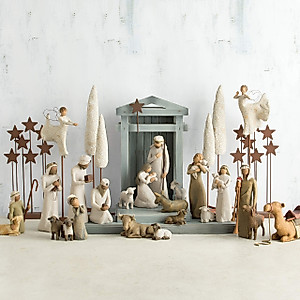 Willow Tree 6-Piece Nativity Set, Behold The Awe and Wonder of The Christmas Story, Build a Family Holiday Tradition with Classic Nativity Collection, Sculpted Hand-Painted Figures