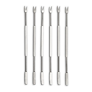 Maine Man Seafood Picks, Stainless Steel, Set of 6