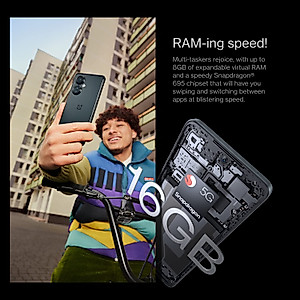 OnePlus Nord N30 5G CPH2515 Unlocked 128GB Gray (Renewed)