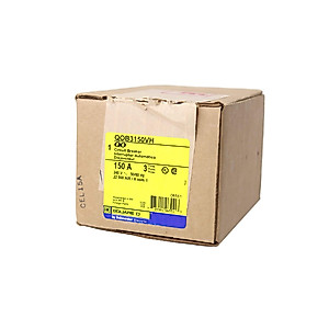 Square D QOB3150VH Circuit Breaker,150A,Bolt On,120/240V,3P