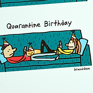 Hallmark Shoebox Funny Birthday Card (Quarantine Birthday) (349RZF1065)