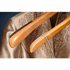 The Great American Hanger Company Dark Grey Adhesive Strips, Box of 100 Non-Slip Grips Compatible with All Hanger Types