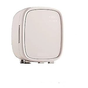 YAARN Small Fridge for Bedroom Mini Cosmetic Refrigerator Single Door Skin Care Product Beauty Refrigerator 12L Simple Beauty Refrigerator