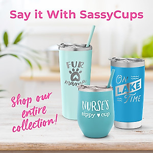 Fur Mama Insulated Stainless Steel Tumbler with Lid and Straw - Personalized Insulated Travel Mug for Wine, Coffee, Water - Dog Mom Gift, Dog Owner, Dog Lover - For the Kitchen or On-the-Go!