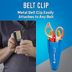 Jonard Tools TK-350 Fiber Optic Stripper & Kevlar Shears Kit – Featuring Molded Pouch to Securely Hold 3 Hole Fiber Stripper and Kevlar Cutting Shears – Ideal for Fiber Technicians