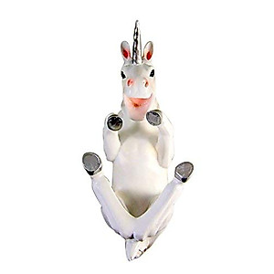 Magical Purity Unicorn Wine Bottle Holder Display Rack Stand Decorative Kitchen Statue For Wine Lovers Home