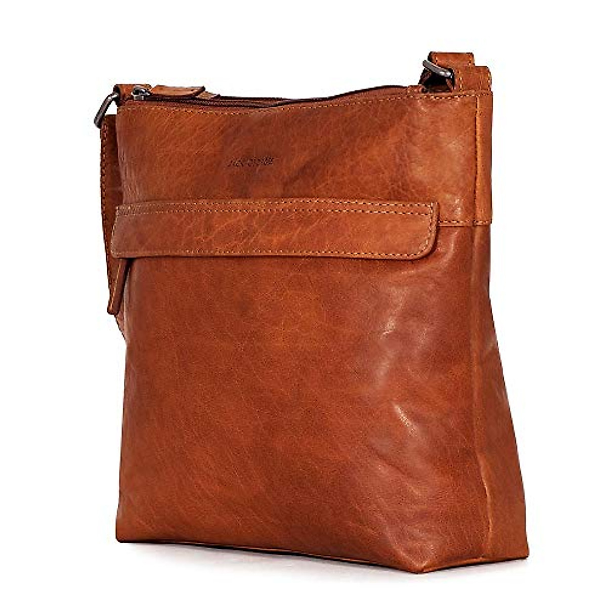 Voyager Zippered Crossbody Hobo #7832 (Honey)