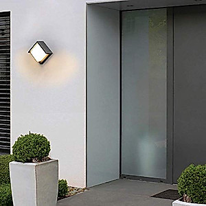 QZWLFY Wall Lamps & Sconces Wall Lamp， Wall Lamp Modern Minimalist Outdoor Waterproof Wall Lamp Indoor and Outdoor Balcony Lamp Courtyard Home Outdoor Door Reading Lamp Room Lights