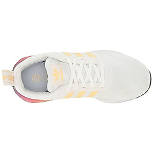 adidas Originals Women's Multix Sneaker, White/Orange Tint/Grey One, 6.5