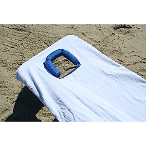 Ostrich Chaise - Custom Fitted Towel, White