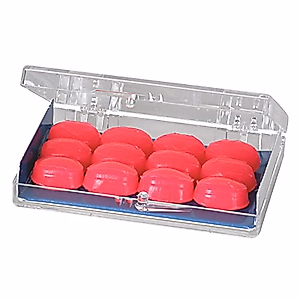 Flents Protechs Seal-Rite Silicone Moldable Ear Plugs for Pool, Ocean, Water, Sports, Color May Vary - Neon Pink, Green, and Orange, 6 Pairs