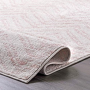 nuLOOM Rosanne Geometric Area Rug, 5' x 7' 5", Pink
