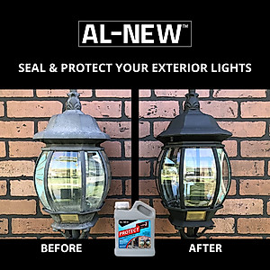 AL-NEW Step 2 Protect | Restoration Solution for Outdoor Patio Furniture, Garage Doors, Window Frames, Exterior Lights & Fencing (16 Ounce)