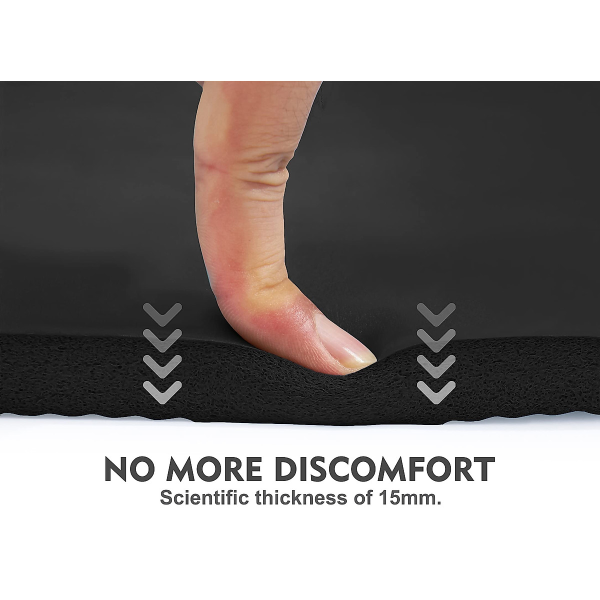 Ewedoos Yoga Knee Pads Cushion Non-Slip Yoga Knee Mat Yoga Knee Pad Cushion for Yoga and Floor Exercises Yoga Mat Accessory