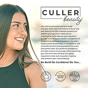 CULLER BEAUTY Self Adjusting Foundation with SPF 50 - Instant match for all your shade needs (Light)