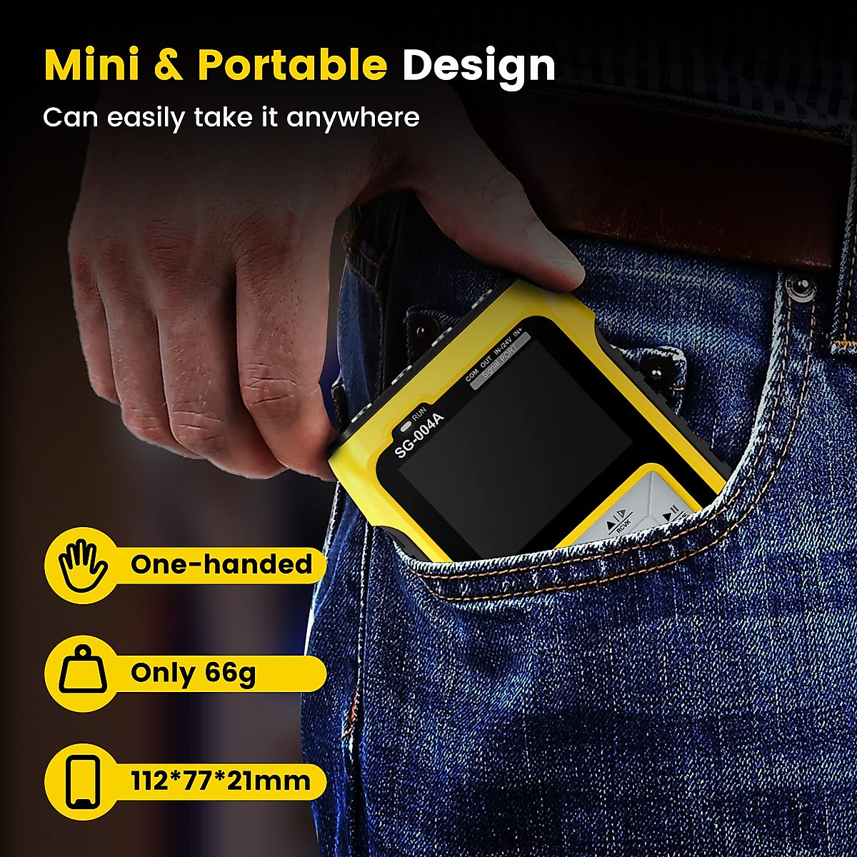 Upgraded SG-004A Signal Generator, Seesii 4-20mA 0-24V Adjustable Analog Current Voltage Generator Simulator with Real-time Curve,Historical Record, Resistance Pressure Generator Calibrator