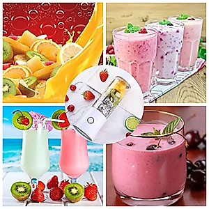 Portable Blender, Fresh Juice Blender Bottles Upgrading 480ML 6 Blades, Blender for Shakes and Smoothies