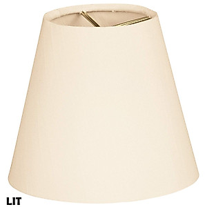 Royal Designs CS-902-5EG Hardback Empirechandelier Lamp Shade, Eggshell