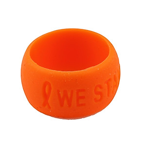 Orange Ribbon Awareness Silicone Comfort Ring Large Buy 1 Give 1 -- 2 Rings only $9.99