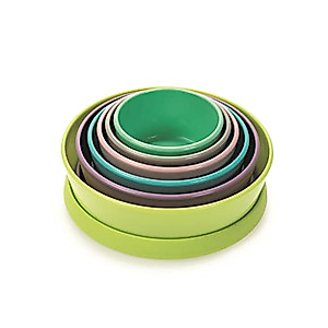 melii Stacking & Nesting Containers with Silicone Lids - 12 Pieces