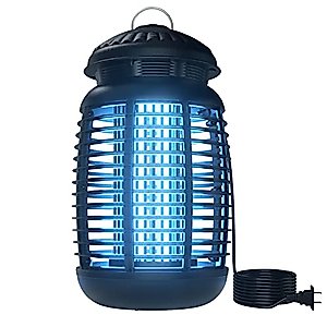 Bug Zapper with Light Sensor, Electric Insect Killer Waterproof 4200V Mosquito Zapper Outdoor, Fly Trap for Home Backyard Garden Patio