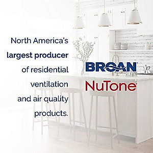 Broan-NuTone AE110 Invent Flex ENERGY STAR Qualified Single-Speed Ventilation Fan, 110 CFM 1.0 Sones, White
