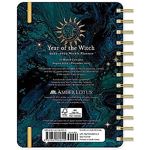 Year of the Witch 2022 - 2023 Weekly Planner: On-the-Go 17-Month Calendar with Pocket (Aug 2022 - Dec 2023, 5" x 7" closed)