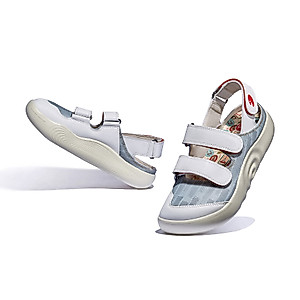 UIN Women's Closed Toe Sandals Lightweight Casual Walking Summer Travel Hiking Water Shoes Mahon Ⅲ Dawn Blue (8.5)