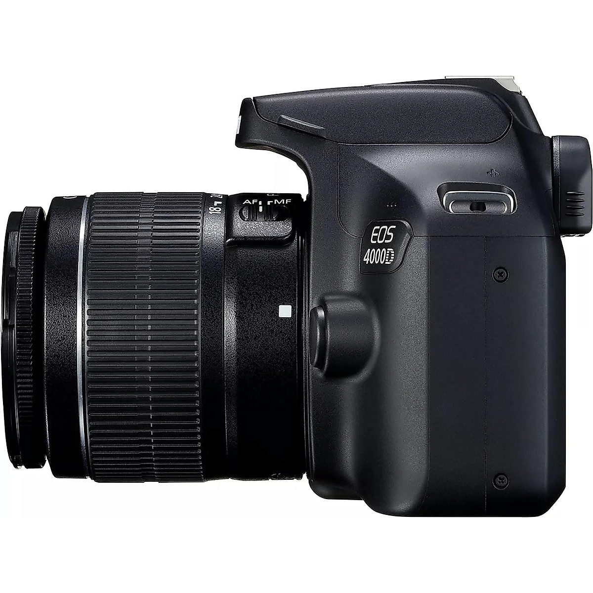 Canon EOS 4000D (Rebel T100) DSLR Camera w/EF-S 18-55mm F/3.5-5.6 Lens + EF 75-300 Lens + Case + Sandisk 64GB Memory Card + 3pc Filter Kit + Tripod + Card Reader + Cleaning Kit (Intl Model) (Renewed)