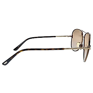 Tom Ford CLARK FT 0823 Shiny Dark Brown/Light Brown 59/14/140 unisex Sunglasses