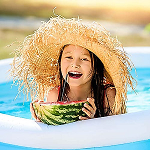 200 Count 100% Compostable Plant-Based PLA Straws-KTOB Biodegradable Black Cocktail Drinking Plasticless Straws-Eco Friendly Plastic Bar Straws