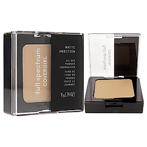 COVERGIRL Matte Ambition, All Day Powder Foundation, Light Neutral, 0.38 Ounce