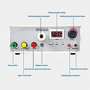 KYHOPE TL-WELD Thermocouple Spot Welder Rechargeable Thermocouple Wire Welding Machine With Argon Contact Function