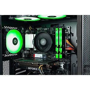 Thermaltake Graphite 360 Gaming PC (AMD Ryzen 5 5600X, RTX 3060, 16GB RGB 3200Mhz DDR4 ToughRAM RGB Memory, 1TB NVMe M.2, WiFi, Win 10 Home) Gaming Desktop Computer S1BK-B550-G36-LCS,Black