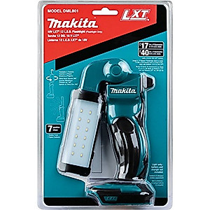 Makita DML801 18V LXT Lithium-Ion Cordless 12 L.E.D. Flashlight, Flashlight Only, Black