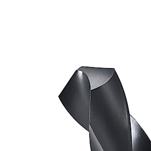 uxcell 13.5mm Reduced Shank Drill Bit HSS 6542 Black Oxide with 1/2 Inch Straight Shank