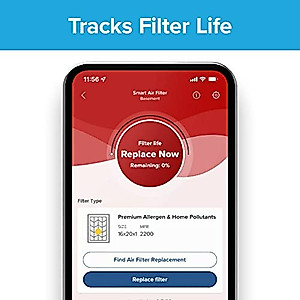 Filtrete 14x30x1 Smart Air Filter, MPR 1900 MERV 13, 1-Inch Premium Allergen, Bacteria and Virus Air Filters for ACs and Furnaces, 2 Filters, White