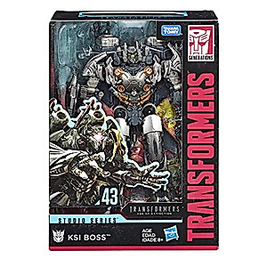 Transformers Toys Studio Series 43 Voyager Class Age of Extinction movie KSI Boss Action Figure - Ages 8 and Up, 6.5-inch