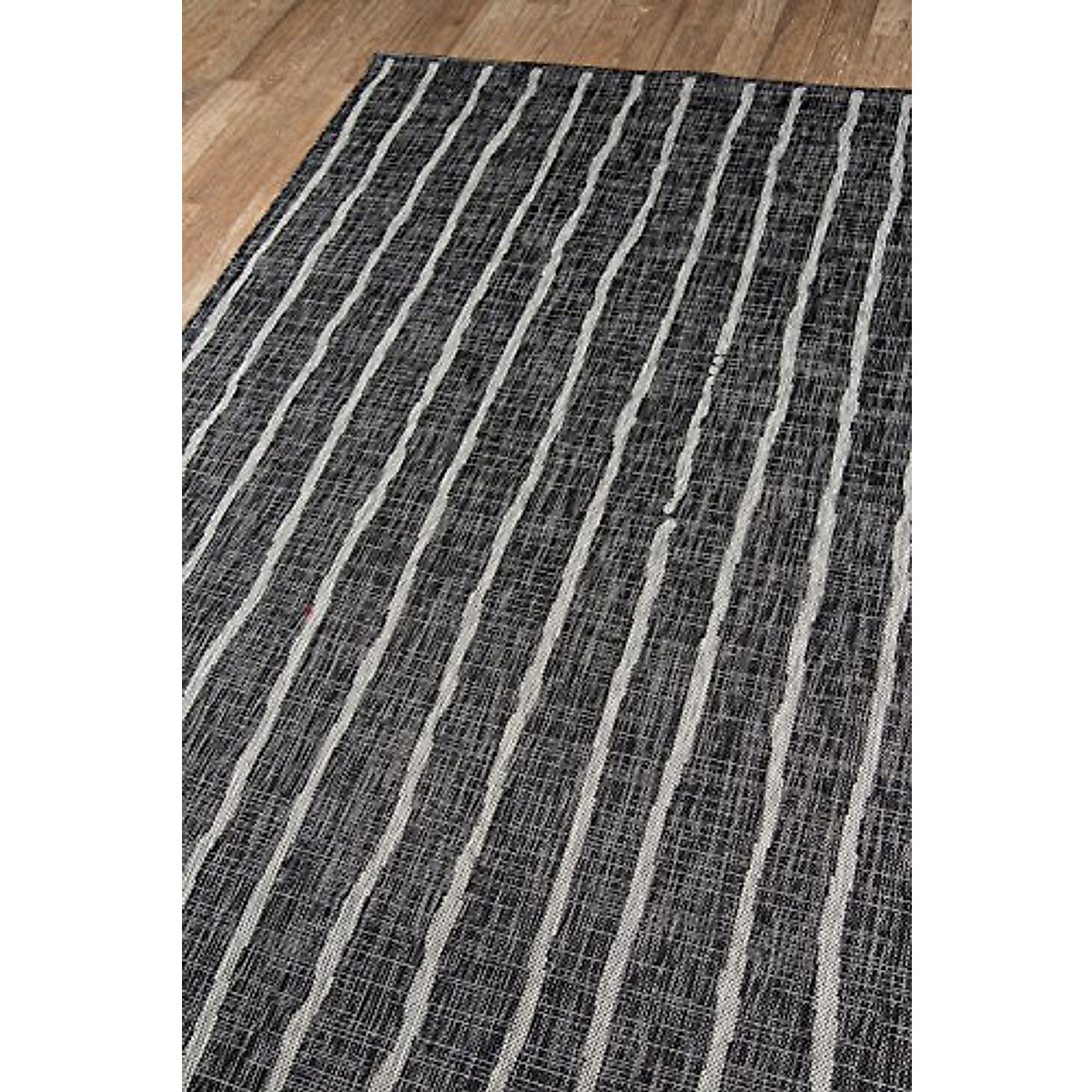 Novogratz by Momeni Villa Collection Sicily Indoor/Outdoor Area Rug, 3'3" x 5'0", Charcoal
