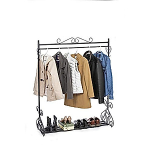 Mango Steam Sheffield Garment Rack, (64.5 H x 47.5 L Inches)