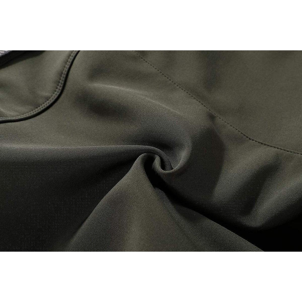 MOERDENG Men's Soft Shell Waterproof Winter Snow Ski Snowboarding Pants Fleece Cargo Hiking Pants