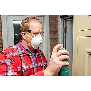 9116 Particulate Respirator Dust Mask with Valve, Two-Strap Cup Style Design, Lightweight with Cushioning Nose Foam, NIOSH Approved 10 Masks