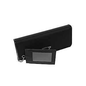 Prada Women's Nylon Logo Long Black Wallet 1MH132