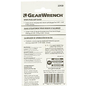 GEARWRENCH SAE/Metric Spark Plug Gap Gauge - 3293D