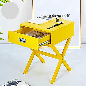 SJYDQ Fashion Nightstands Simple Bedroom Simple Wood Northern Europe Bedside Storage Mini