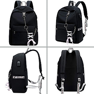 Hey Yoo HY760 Cute Casual Hiking Daypack Waterproof Bookbag School Bag Backpack for Girls Women